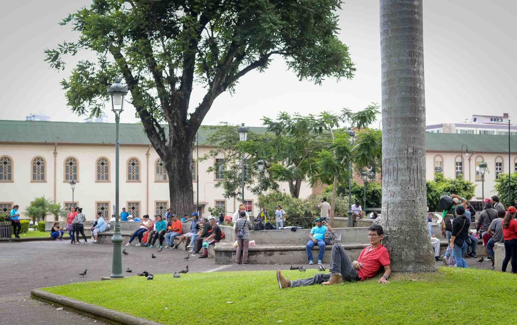 La Merced, el parque de los nicas en Costa Rica - Confidencial